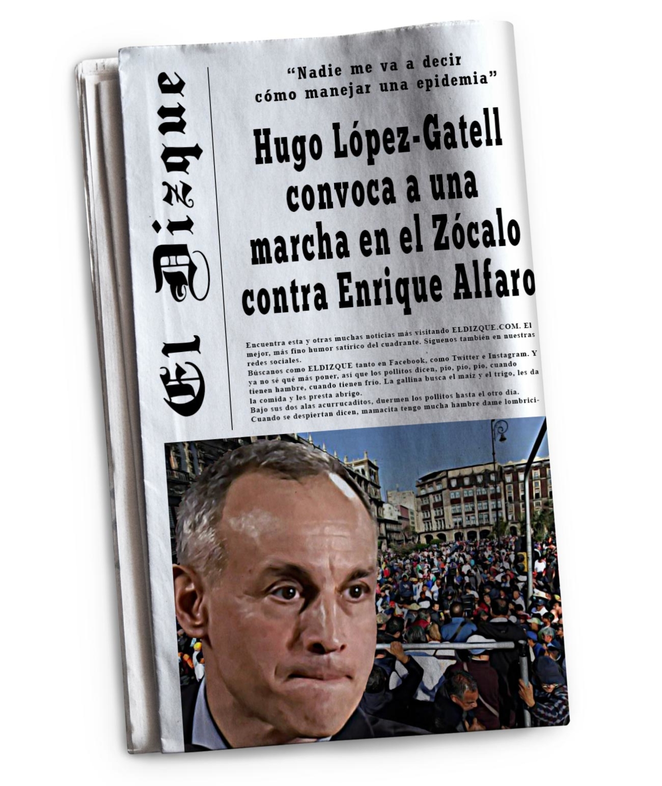 Hugo López Gatell Convoca A Una Marcha Contra Enrique Alfaro El Dizque